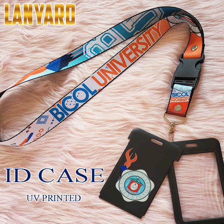 NEW BU Bicol University STUDENT LANYARD ID LACE ID SLING ID HOLDER ...