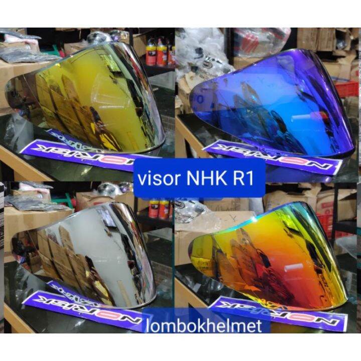 visor NHK R1/visor iridium NHK R1/visor flat NHK R1/visor helm NHK R1 | Lazada Indonesia
