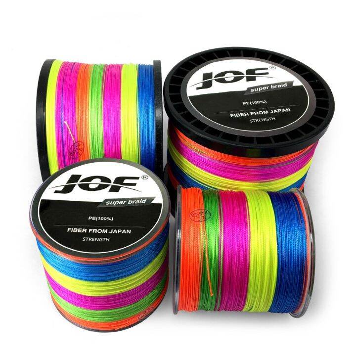 JOF Fishing Line 300M 8 Strands Braided PE Line Fishing Tackle 20 30 40 ...
