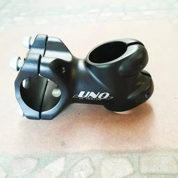 STEM SEPEDA MTB SEPEDA GUNUNG OVERSIZE 31.8 UNO ALLOY HITAM 6 cm ...