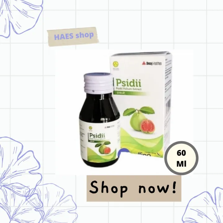 Psidii Syrup / Psidii Dexa / obat DBD / Menaikkan Kadar Trombosit ...