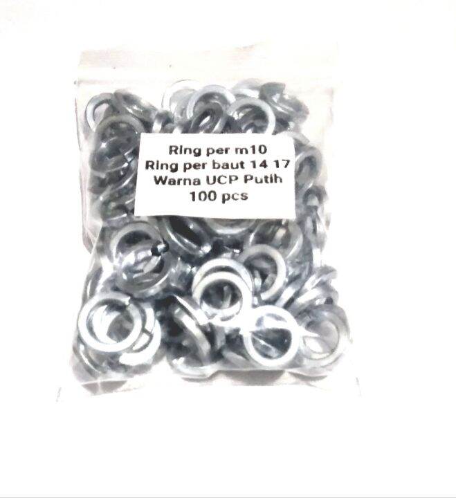 PAKET 100PCS RING PER M10 RING BAUT 14 17 (BAUT KUNCI 14 DAN 17) WARNA ...