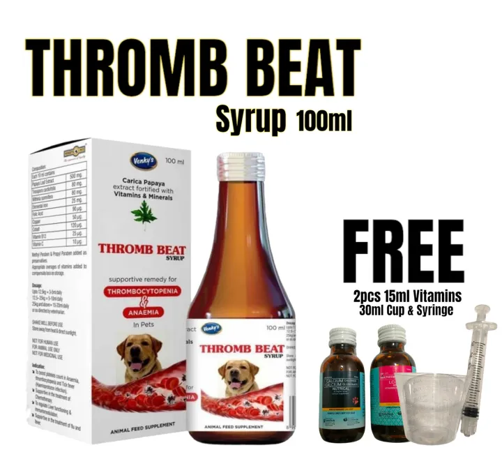Thromb Beat Syrup 100ml ( w/ Freebies) | Lazada PH