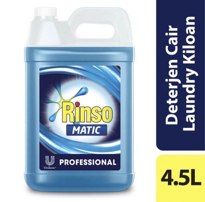 HEBOH!!! Deterjen cair 5 liter / Rinso matic 4,5 liter / sabun cuci baju/ deterjen cair 5 liter ...