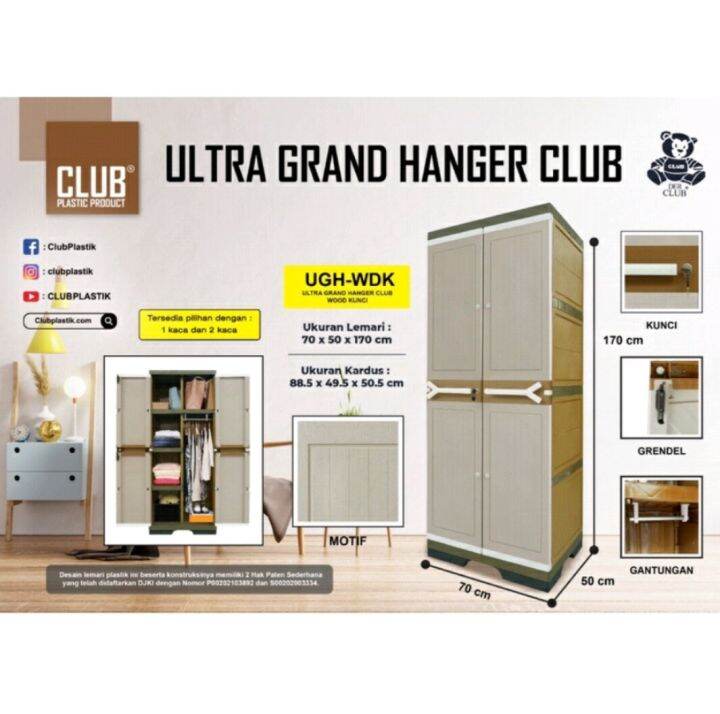 CLUB ULTRA GRAND HANGER CABINET | Lazada Indonesia