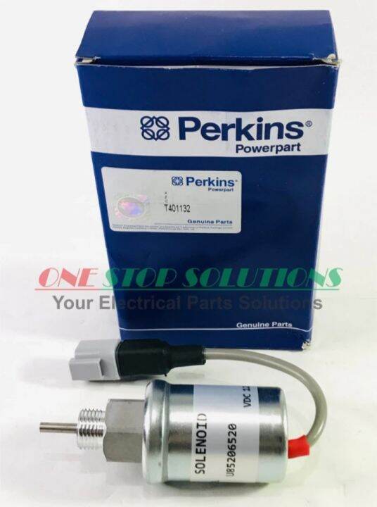 FUEL SHUT OFF SOLENOID U85206520 12V PERKINS T401132 | Lazada Indonesia