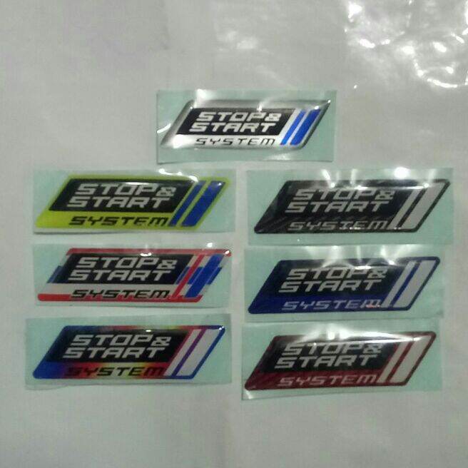 Stiker Stop & Start Sistem Varisi Ukuran 6x2 | Lazada Indonesia