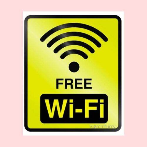 Free Wifi Signage | Lazada PH