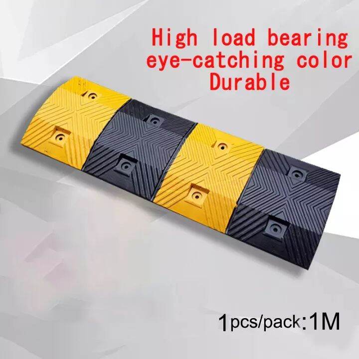Rubber Humps Speed Bump Speed Hump Cable Protector(Size:100*35*5CM) 1 ...