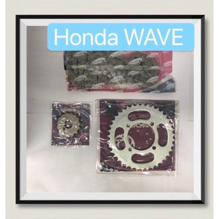 Honda Wave Dash/ Future/ Wave 110/ Wave 125/ Wave 100R/ CX110 (Sprocket 428 (1 Set) Spoket 428 ...
