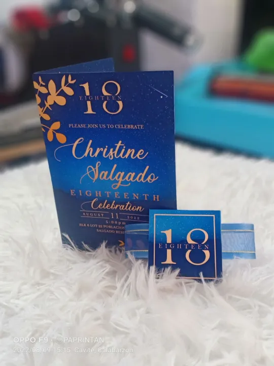 18 BIRTHDAY / DEBUT INVITATION (20 pcs) | Lazada PH