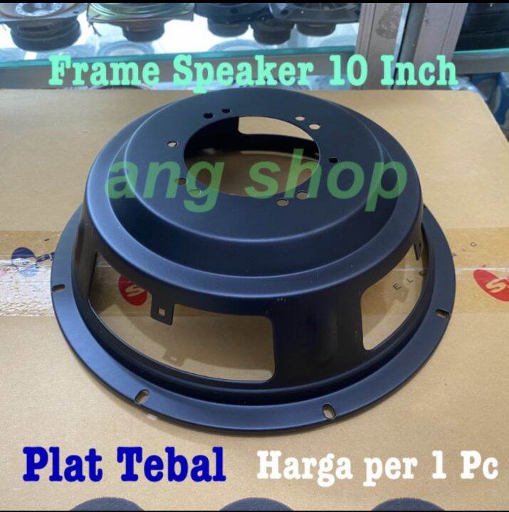 Frame Speaker Subwoofer 10 Inch Plat Besi Hitam Rangka Speaker 10" Mid ...