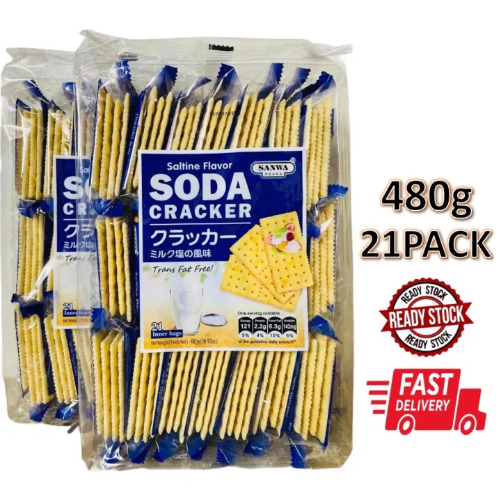 Sanwa Biscuit Soda Cracker / Saltine Flavor / Sanwa Brand / Trans Fat ...