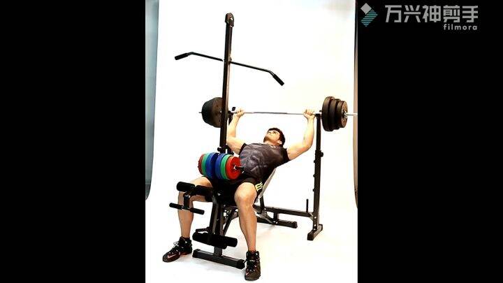 Bench press home fitness set Multifunctional weight bench deep squat ...