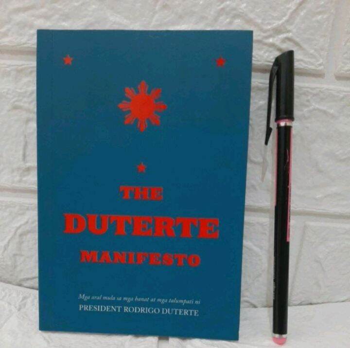 THE DUTERTE MANIFESTO, Authentic Collector's Book | Lazada PH