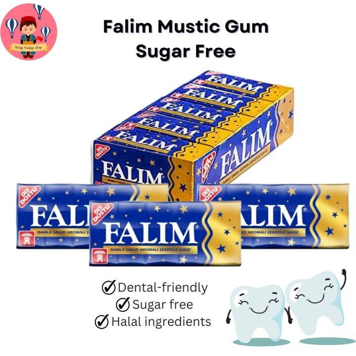 (พร้อมส่ง)หมากฝรั่ง ไม่มีน้ำตาล Sugar Free Chewing Gum-Damla sakizli ...