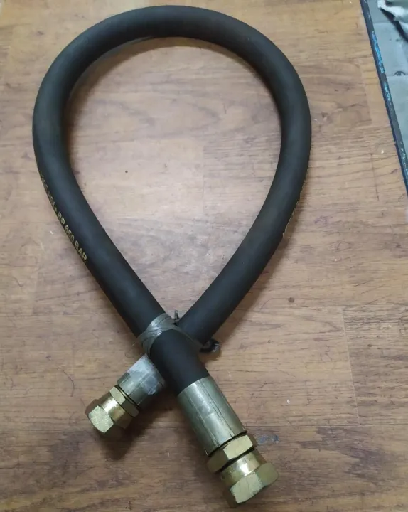 selang hidrolik hose hydraulic 1 inch R1 kawat 100 cm 1" jic X 1" jic | Lazada Indonesia