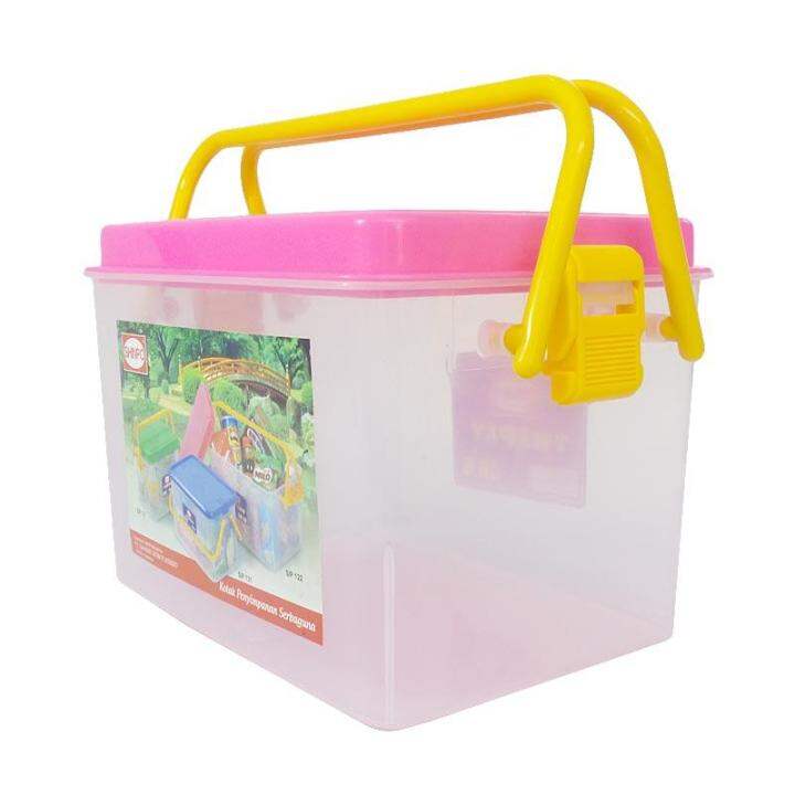 SHINPO Box Penyimpanan kontainer Plastik 6 L kotak Donat Trophy ...