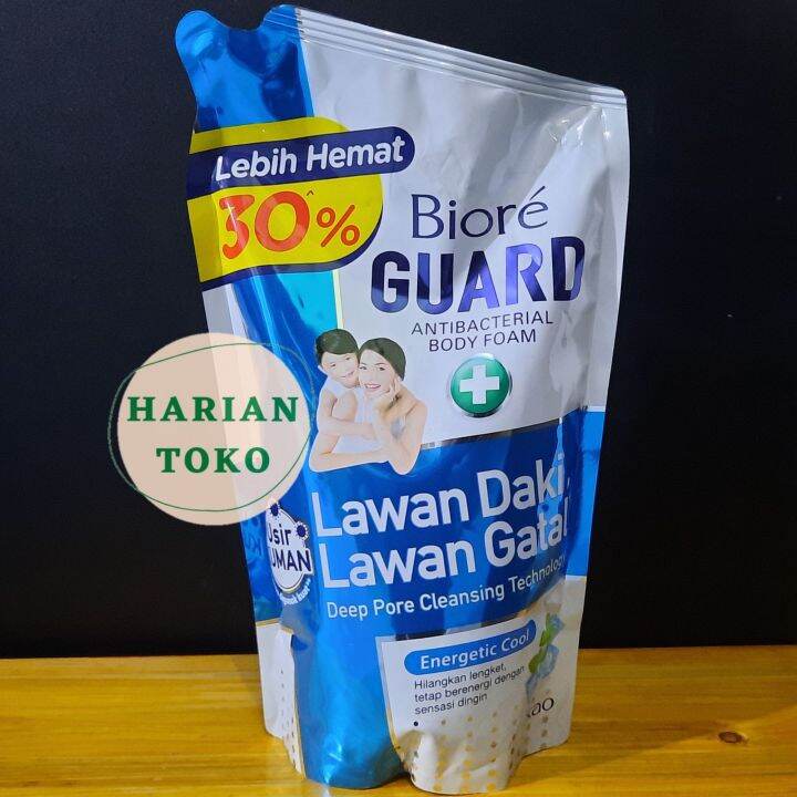 Biore Guard Antibacterial Body Foam Energetic Cool 800 ml | Lazada ...