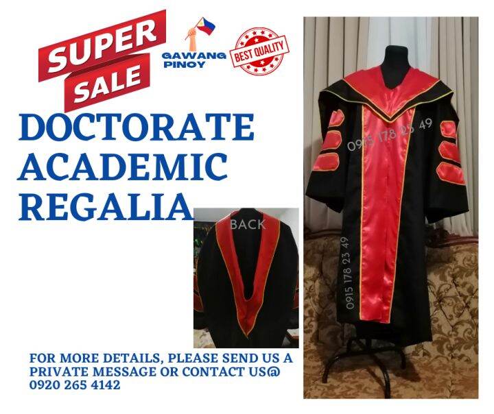 doctorate academic regalia graduation Toga for sale | Lazada PH