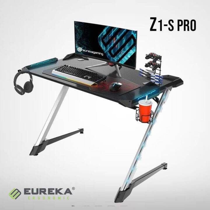 Eureka Ergonomic RGB eSports Gaming Study Desk & Table Z1-S Pro | Lazada PH