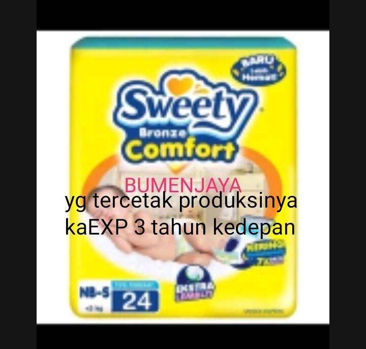 Pempers sweety newborn s perekat 24 pcs pempers sweety bayi baru lahir ...
