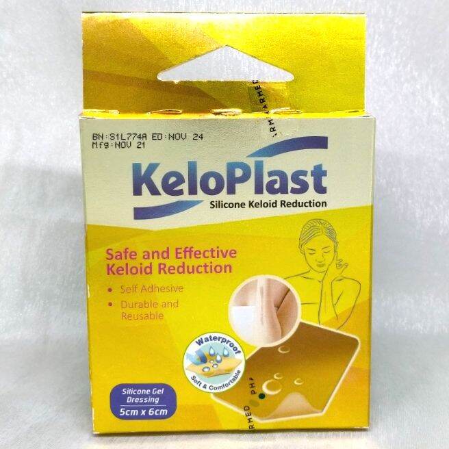 Keloplast 5 x 6 silicone keloid reduction, penghilang keloid dan bekas ...
