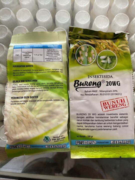 Bureng Insektisida 20wg ba.nitenpiram 20% BUNUH WERENG | Lazada Indonesia