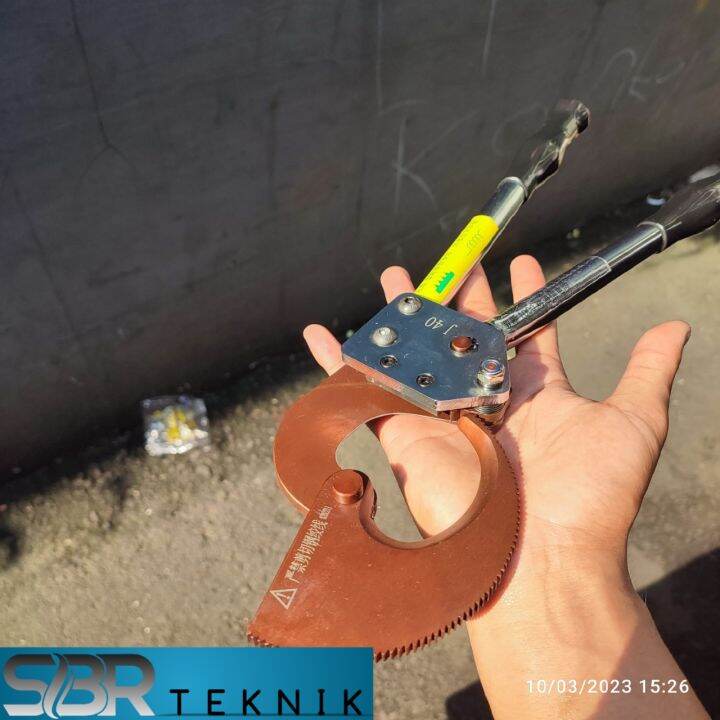 tang potong kabel J - 40 Rachet cable cutter gunting potong kabel j-40 ...