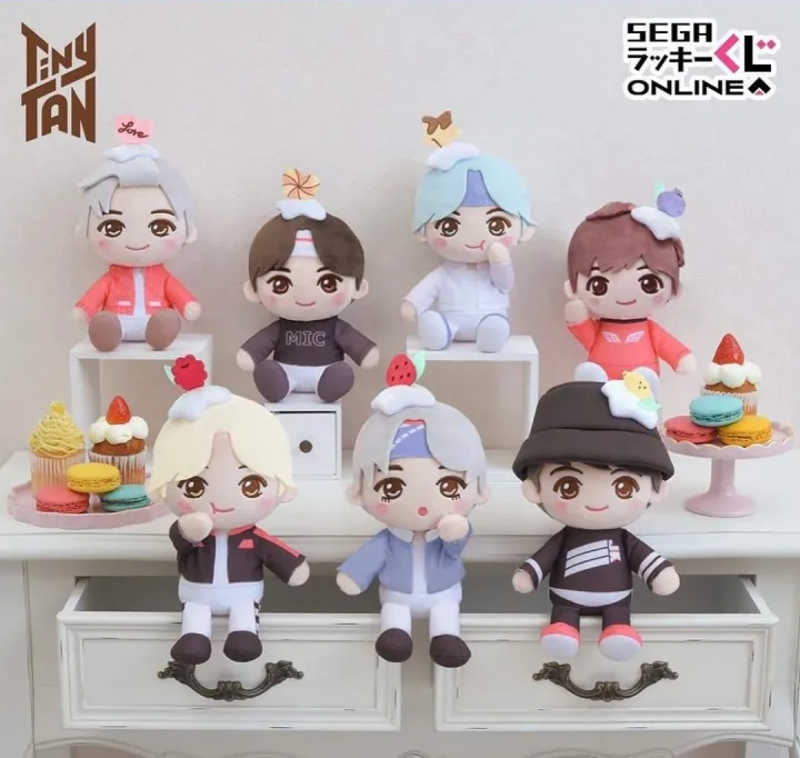 BTS Official TinyTAN Sweet Time Theme FuwaFuwa Plush | Lazada PH