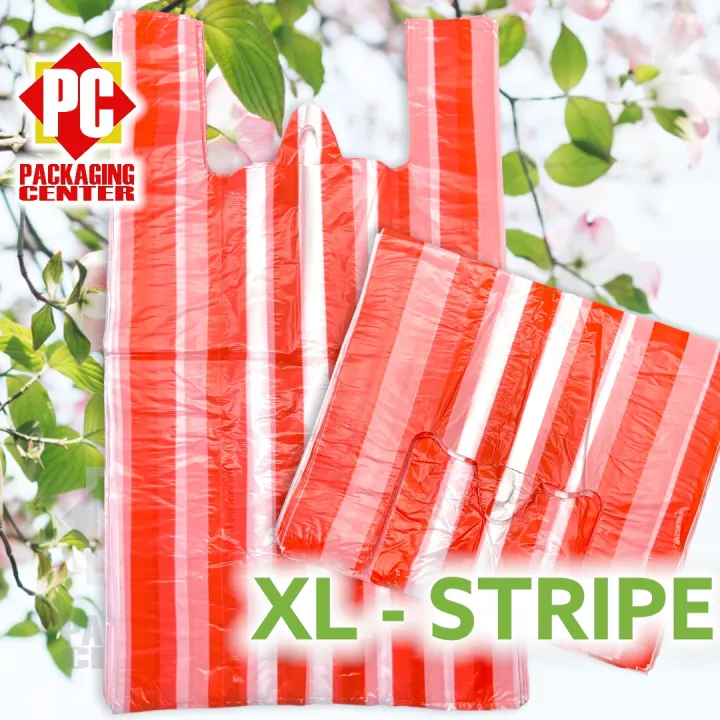 Red Stripe Plastic Sando Bag XL, Jumbo [Approx 50pcs] COD Nationwide ...