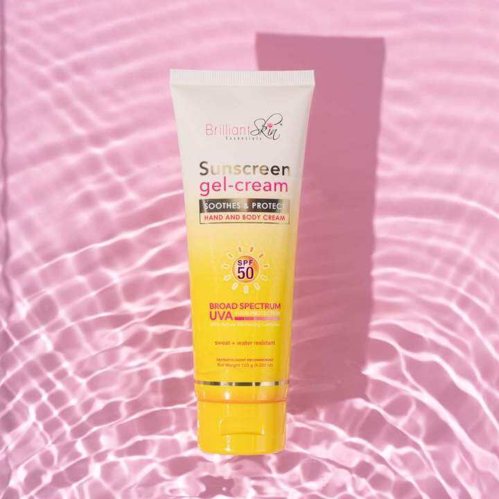 Brilliant Hand and Body Sunscreen SPF 50 Gel-Cream 120g | Lazada PH
