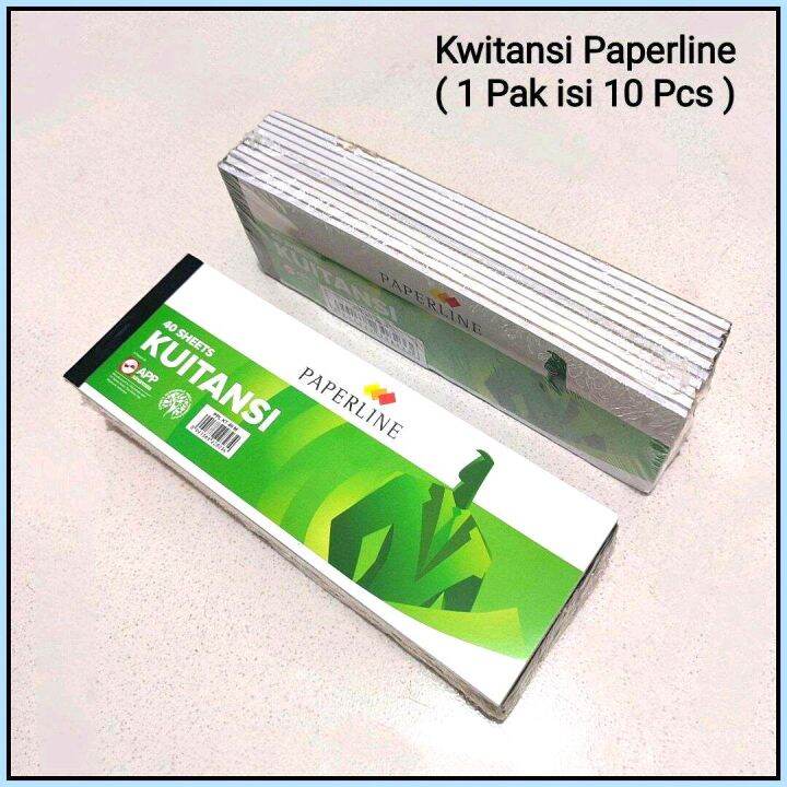 1 Pak Kwitansi Kecil Paperline isi 10 Buku | Lazada Indonesia