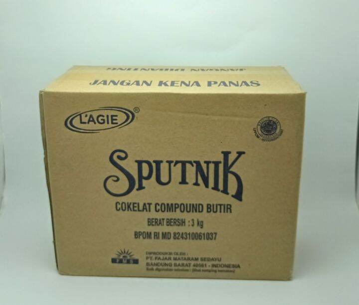 Lagie Coklat Meses /Coklat Compound Butir Sputnik 3 kg | Lazada Indonesia