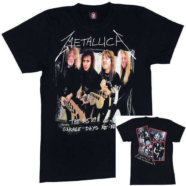 Vintage Style Rockband Tees Metallica Revisited Modern Bootleg Rock ...