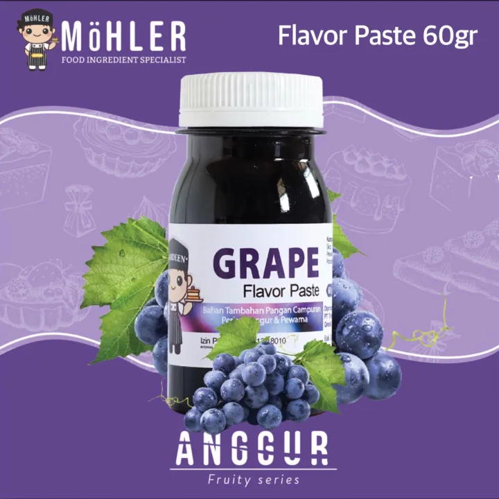 MOHLER Pasta Perisa Pewarna 60gr - GRAPE / ANGGUR | Lazada Indonesia