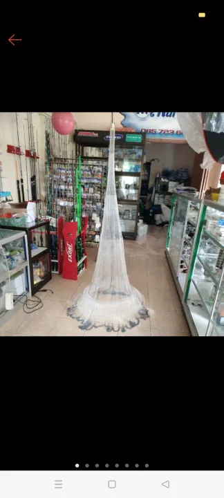 jala lempar model kantong t 2,3m jala parcial udang jala ikan | Lazada ...