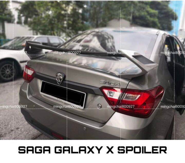 🔥SAGA VVT 2016”2022”GALAXY SPOILER ABS | Lazada