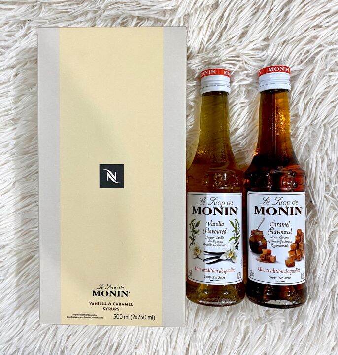 Nespresso MONIN Syrup Kit - Vanilla & Caramel | Lazada PH