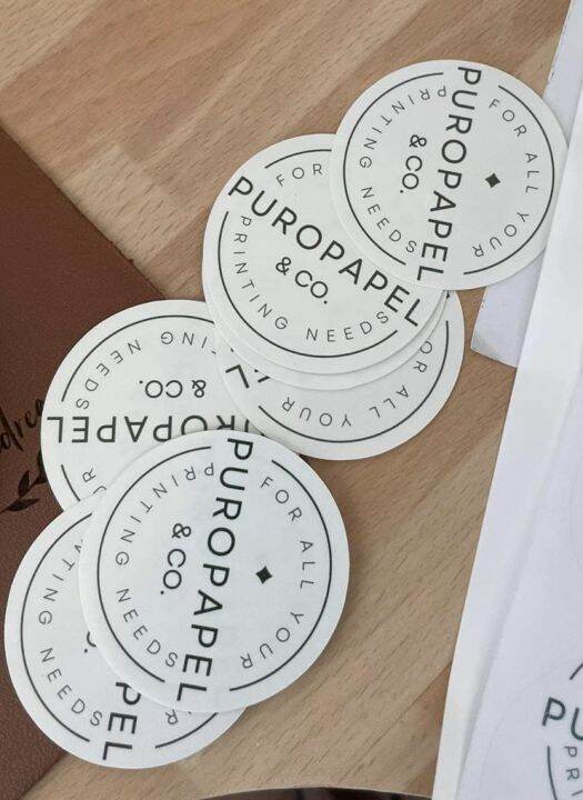 1x1 INCH Customized Sticker Label Machine Cut (100pcs) for products ...