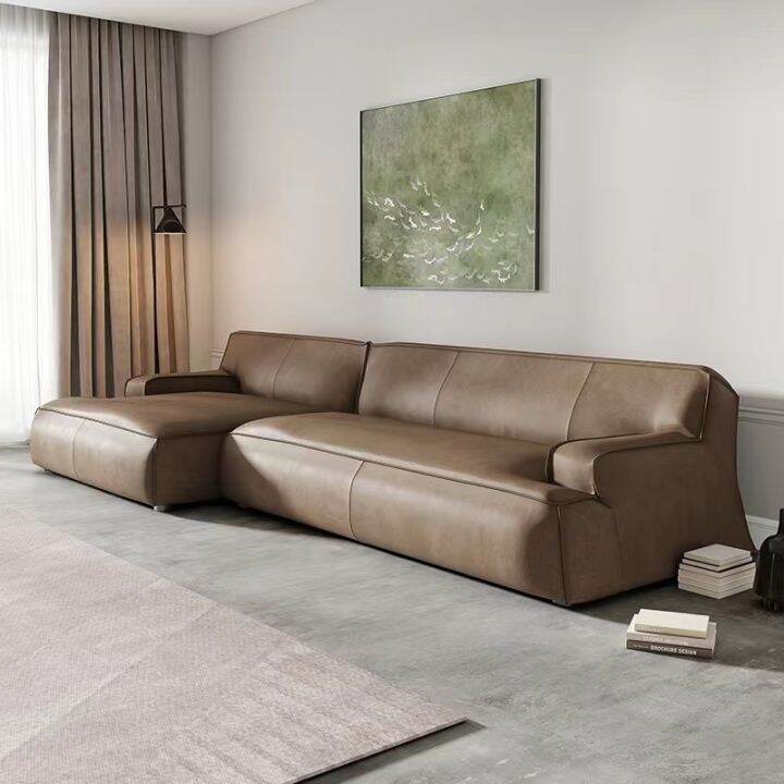 Italian Minimalist Baxter Frosted Technology Cloth Damascus Living Room ...