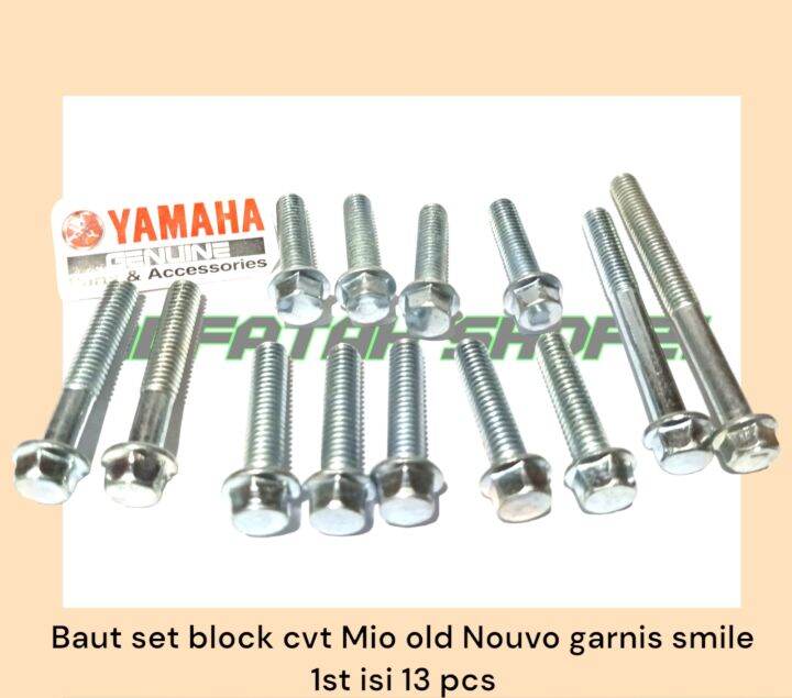 BAUT BLOCK BLOK MESIN CVT MIO KARBU MIO / MIO SPORTY / MIO GARVIS / MIO ...
