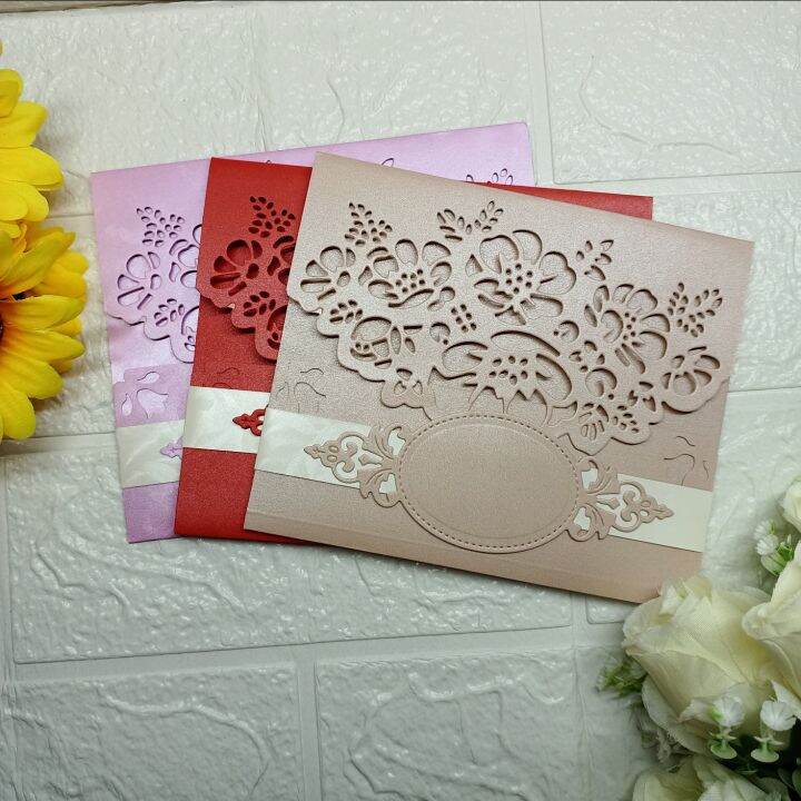 invitation cover (flower) 5inch*6inch | Lazada PH