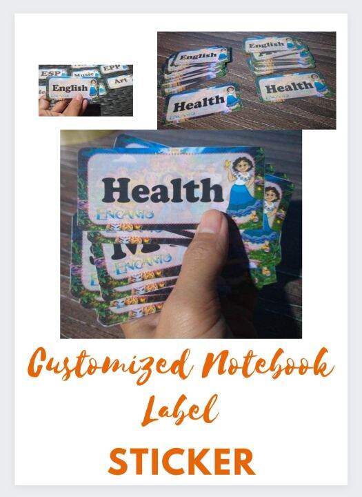 Customized Notebook Subject Label Sticker | Lazada PH