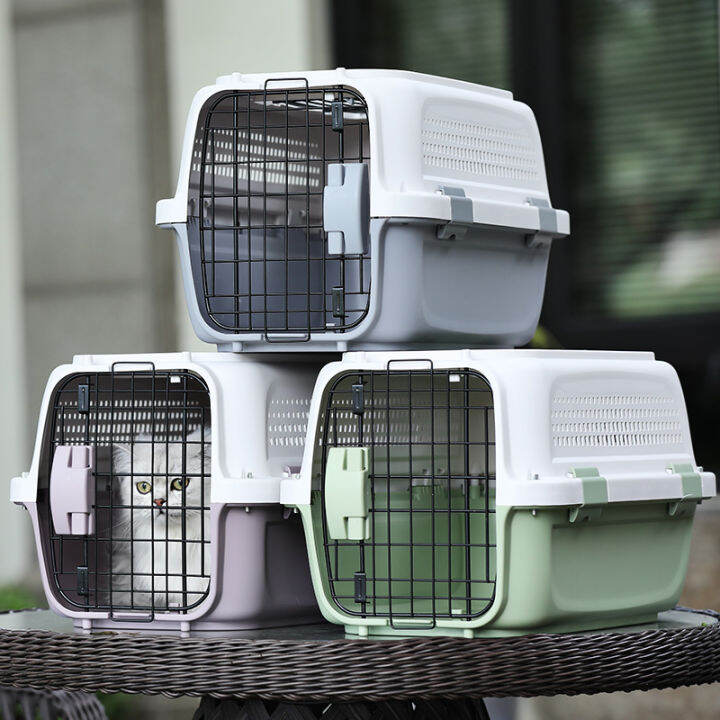 Pet Dog Flight Case with Skylight Pet Outing Travel out Cage Pet Kitten ...