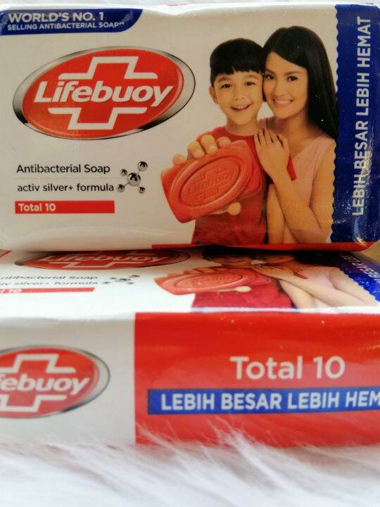 40%OFF ( ️Buy1 Get 1) Lifebuoy Anti-Bacterial Soap 110gx2 (Market Return | Lazada PH