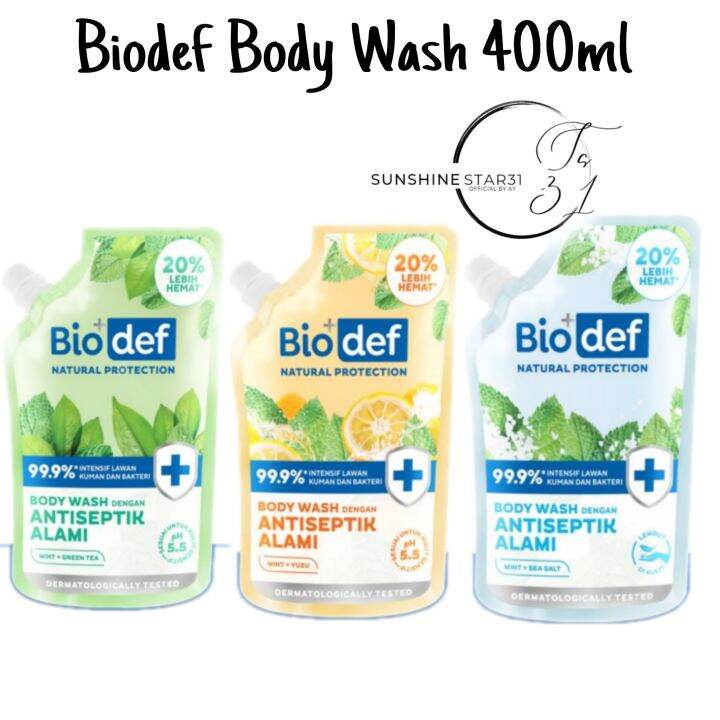 Biodef Body Wash Pouch 400ml | Lazada Indonesia