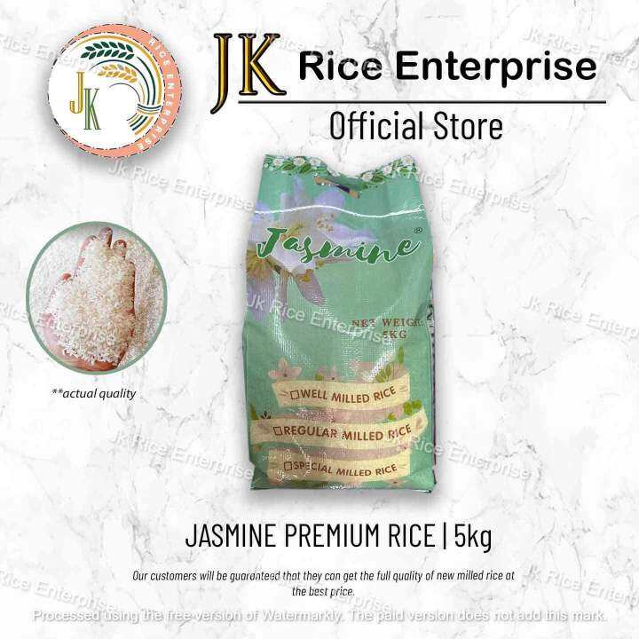 JASMINE WELL MILLED RICE 5KG (ORIGINAL PACKAGING) | Lazada PH