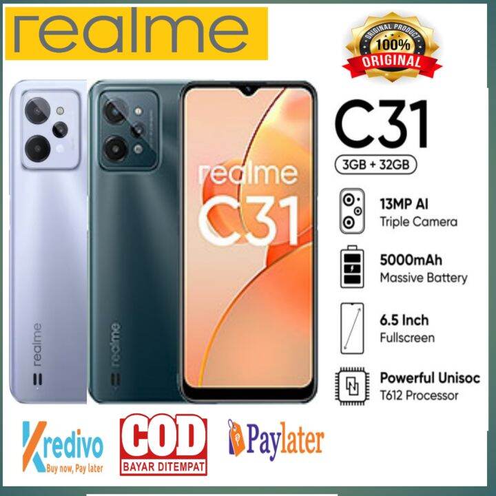 Realme C31 Ram 4/64 GB Garansi 1 Tahun | Lazada Indonesia