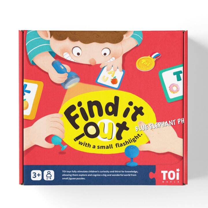 Toi Find it Out with Small Flashlights Board Game | Lazada PH